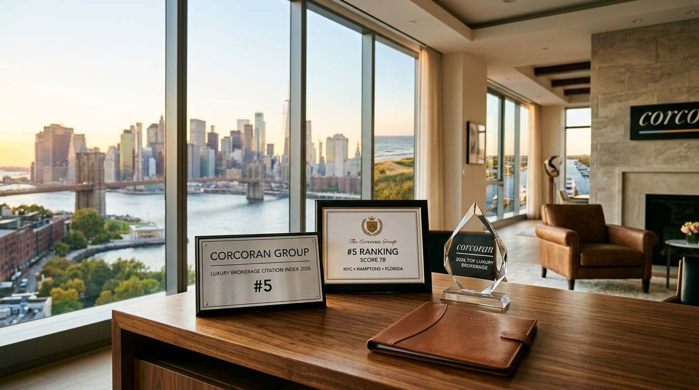 Corcoran Group Ranks #5 in Luxury Brokerage Citation Index 2026